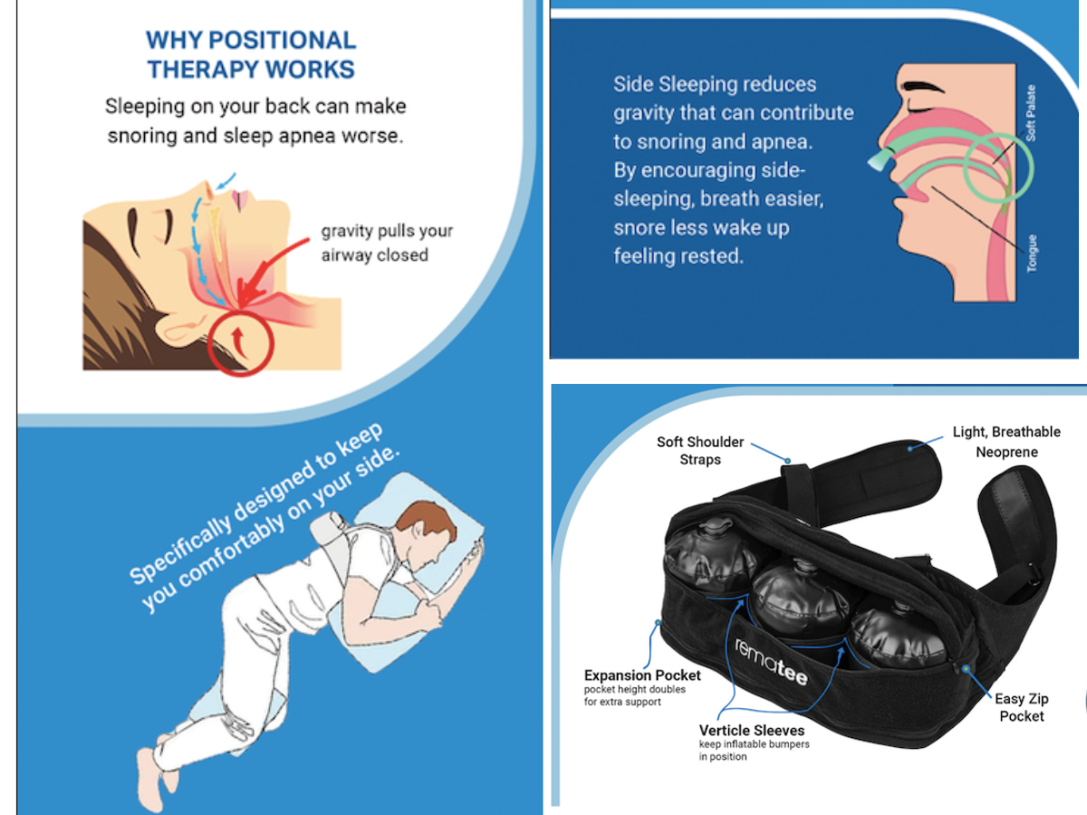 Rematee Bumper Belt Stop Snoring Sleep Better Side Sleeping Solution Rematee Bumper Belt Stop Snoring Sleep Better Side Sleeping Solution